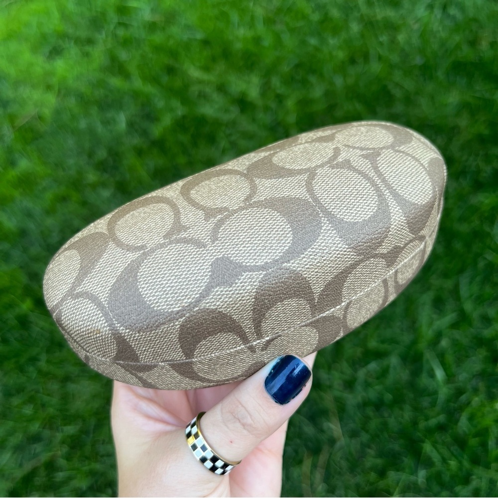 Coach Signature C Pattern Hard Shell Eyeglasses Case … - Gem